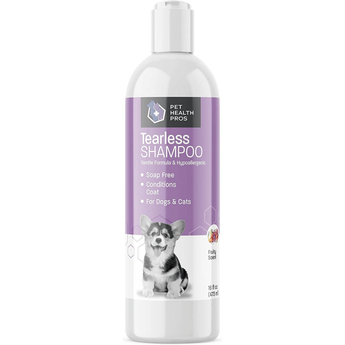 Pet Health Pros Tearless Puppy Shampoo, Hypoallergenic, Soap-Free, For ...